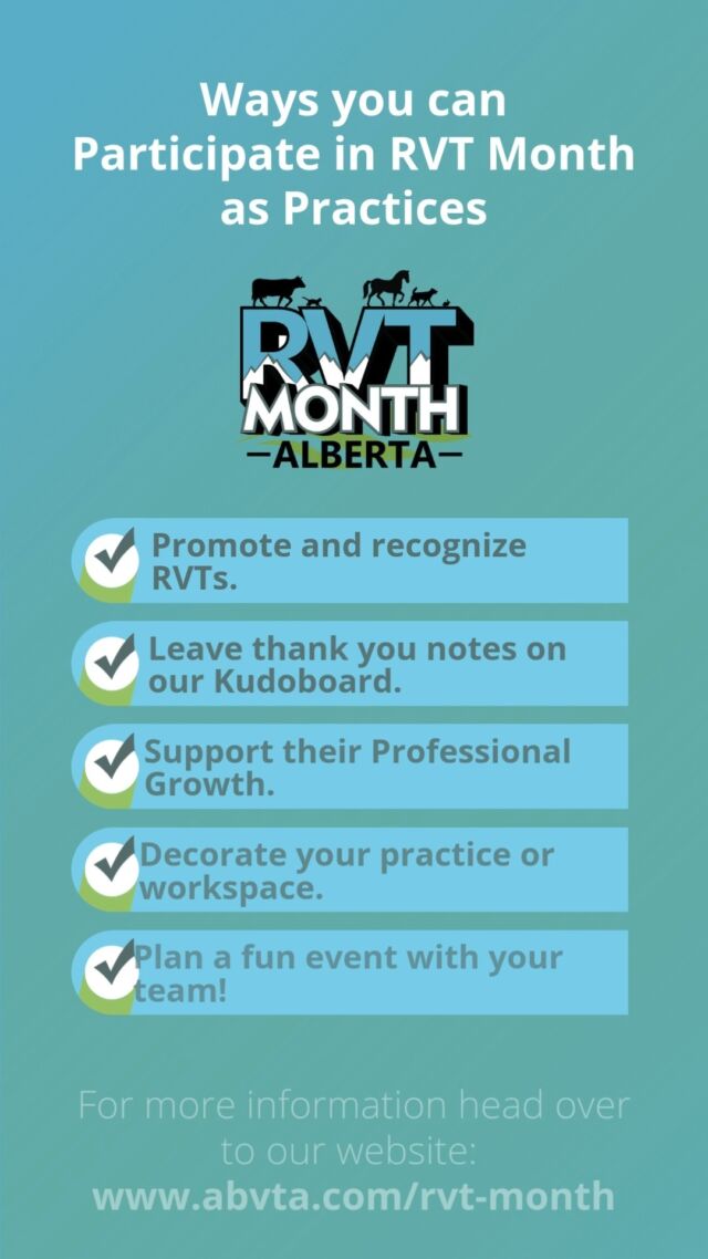 Available RVT positions in Alberta